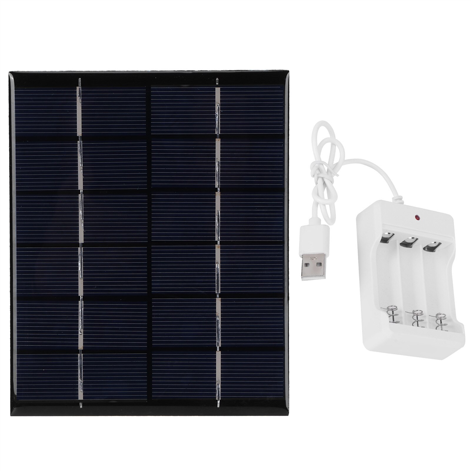 Panou solar pentru incarcarea bateriilor KkvoGmle, 2W, 6V, Polisiliciu ...