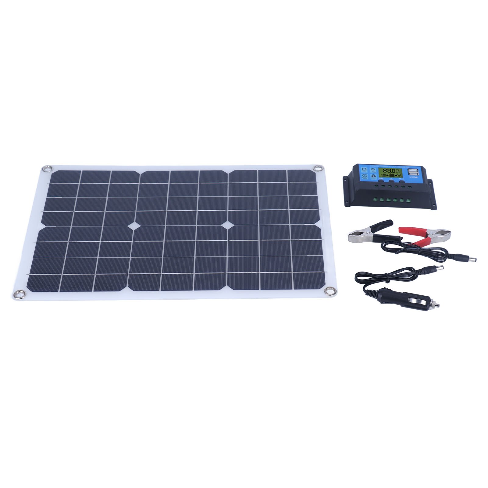 Panou solar KkvoGmle, 50W, 18V, Monocristalin - eMAG.ro