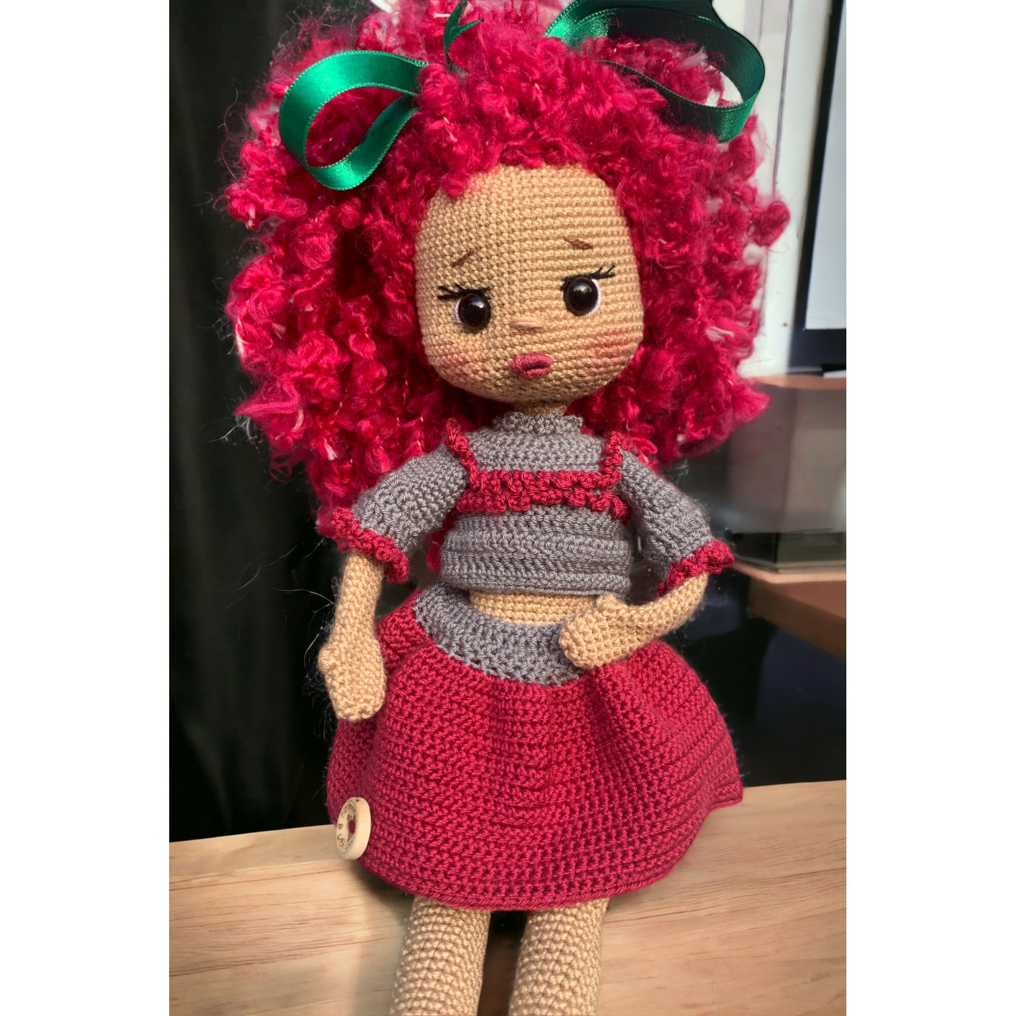 Papusa crosetata Roza - eMAG.ro