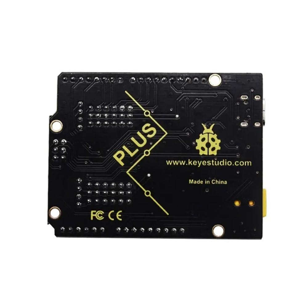 ATmega328P fejlesztőkártya, Keyestudio, Uno Plus, USB-C csatlakozás, Arduino kompatibilis ...