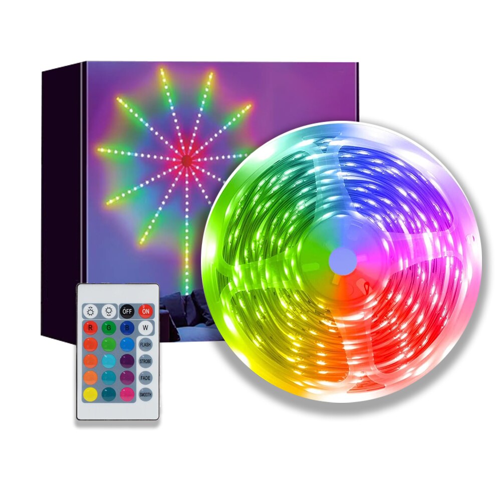 Kit Banda Led Rgb Teno® Model Artificii Inteligenta Cu Intensitate De