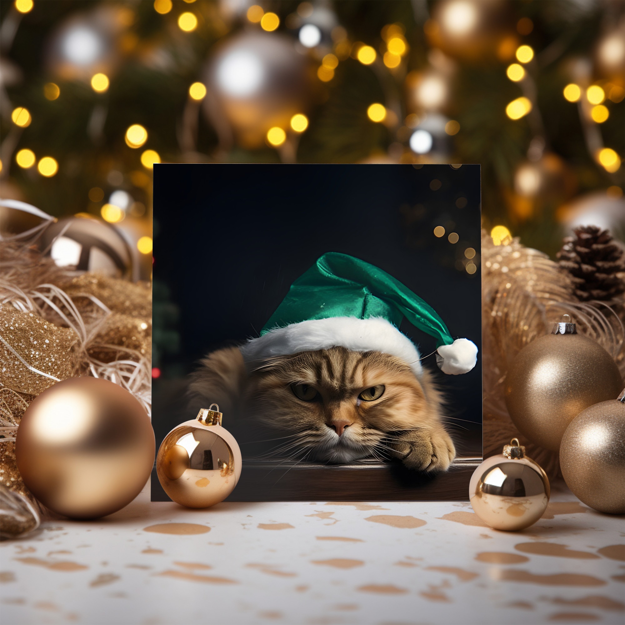 Поздравителна мини картичка Minicongratulation Santa Claws 8x8cm - eMAG.bg