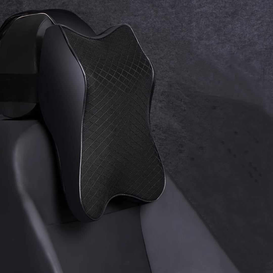 Set 2 perne auto pentru gat, cu design ergonomic 3D gros, curba ...