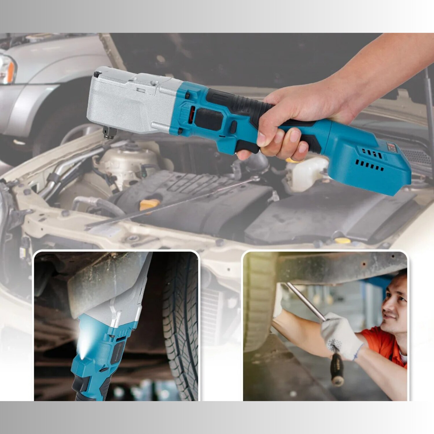 Cheie de Impact cu Clichet 1/2 si Unghi Drept, 500 Nm, pentru Reparatii ...