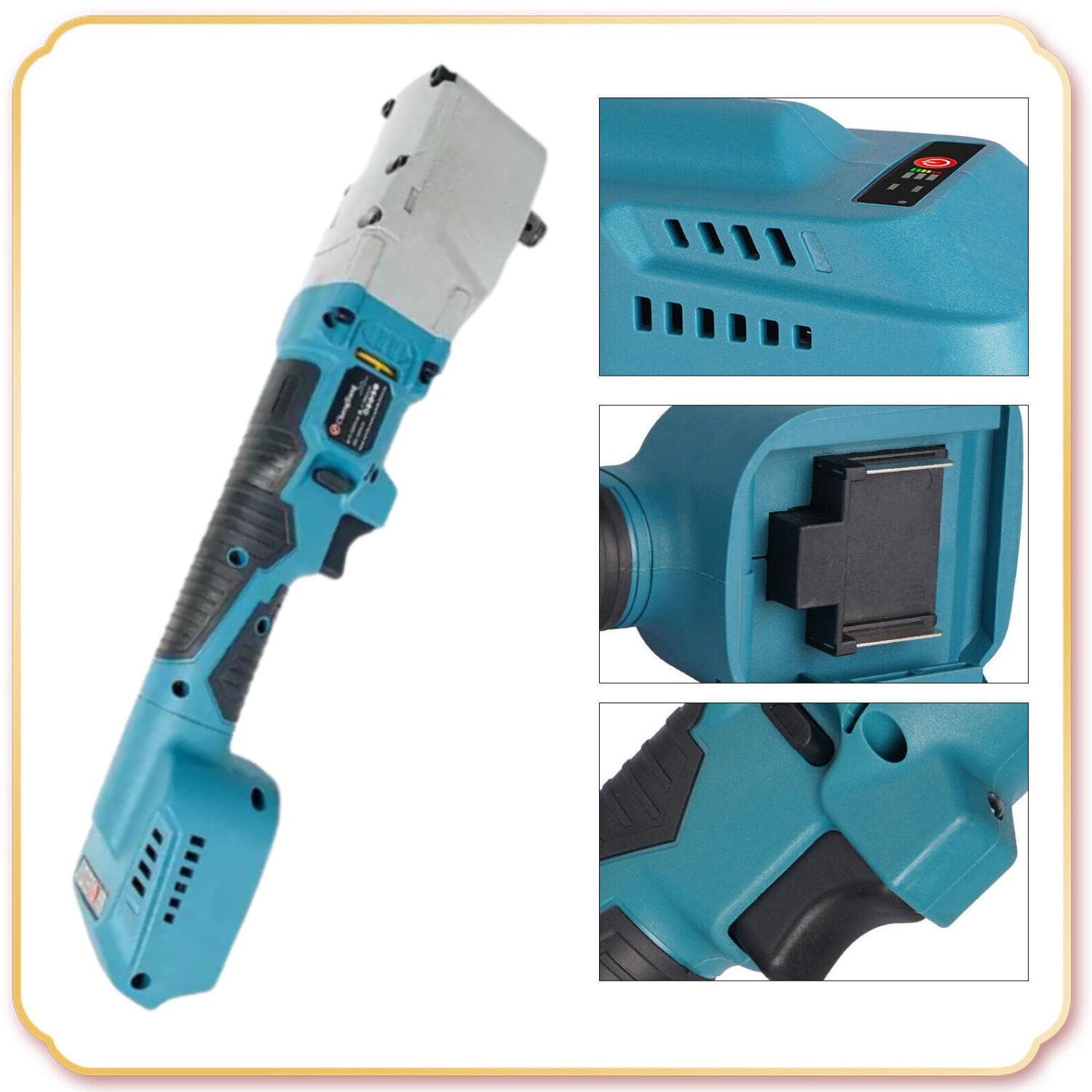 Cheie de Impact cu Clichet 1/2 si Unghi Drept, 500 Nm, pentru Reparatii ...