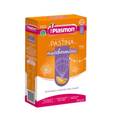 Paste Plasmon Maccheroncini, 340 g, de la 10 luni - eMAG.ro