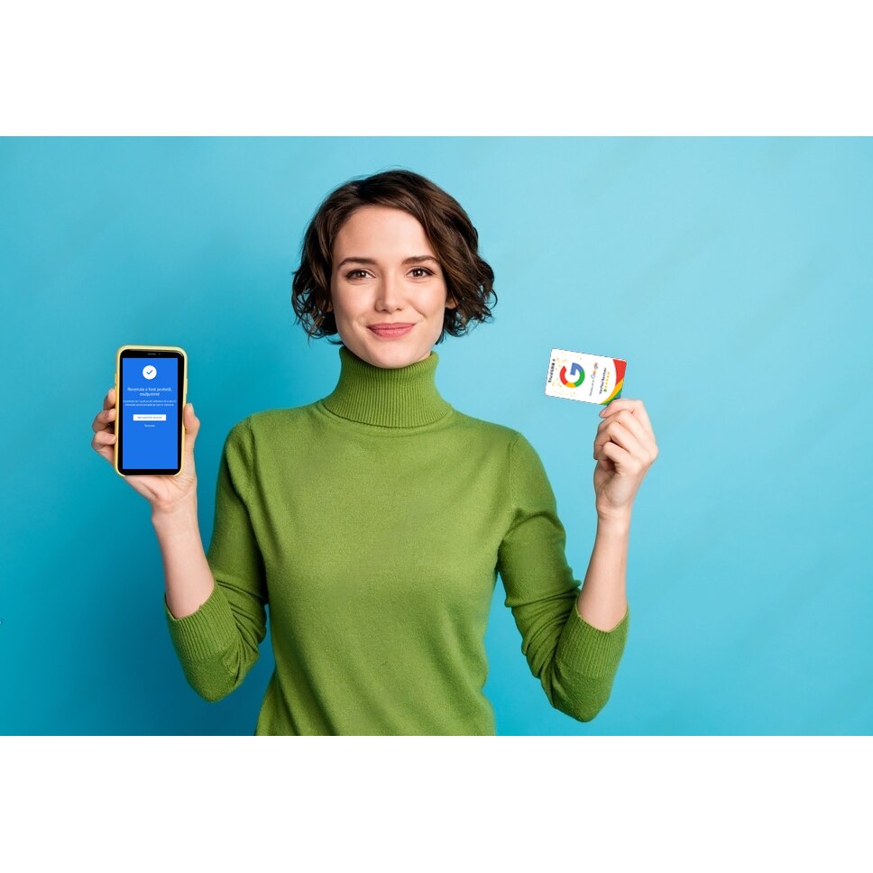 Card Recenzii Google TrustLink, Scanare Usoara cu Telefonul, NFC, QR ...