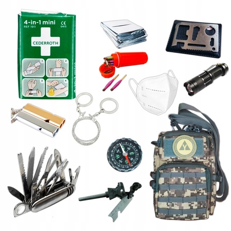 Kit tactic de supravietuire Mini-2, SURVIVAL - eMAG.ro