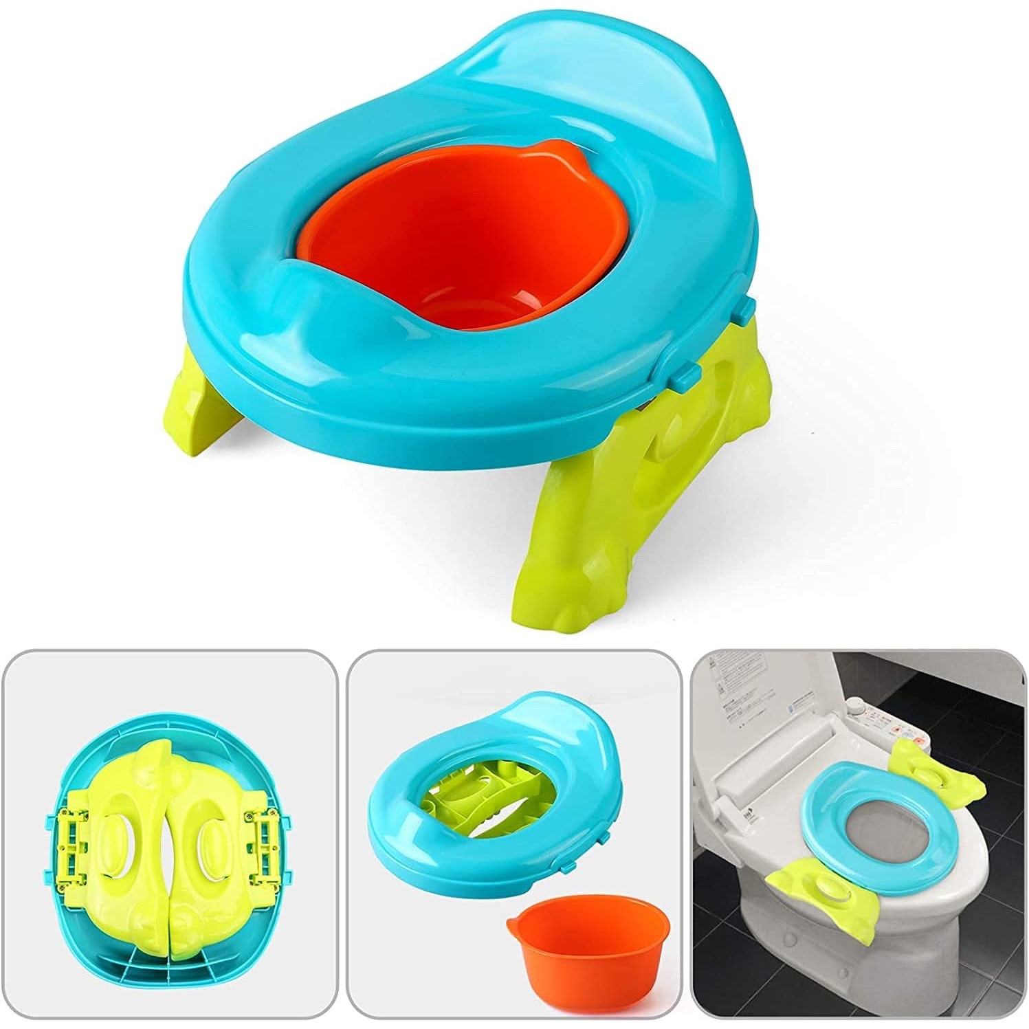 Olita portabila pentru copii, 2 in 1, multicolor - eMAG.ro