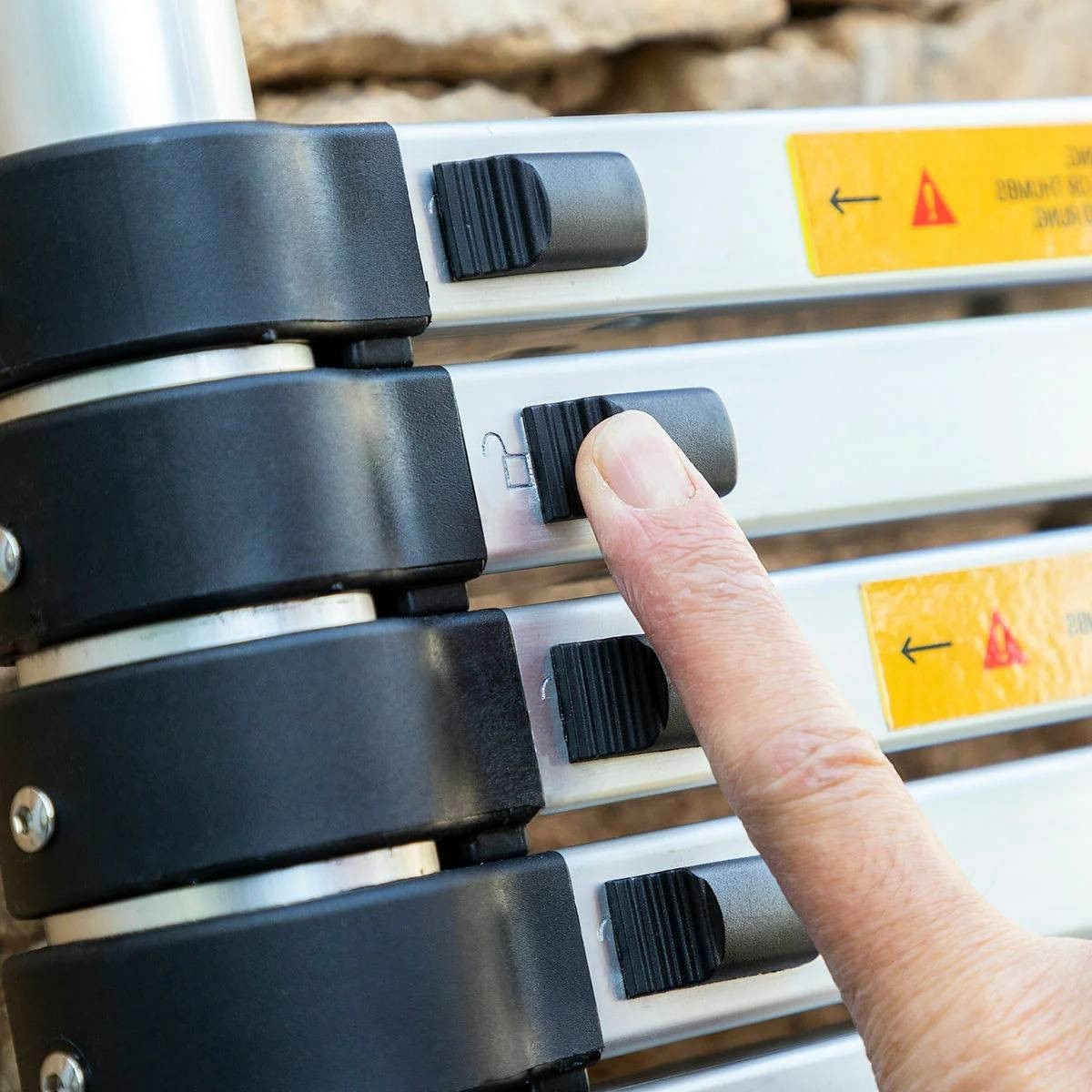 Scara telescopica, pliabila si extensibila, din aluminiu, usoara, 10 ...