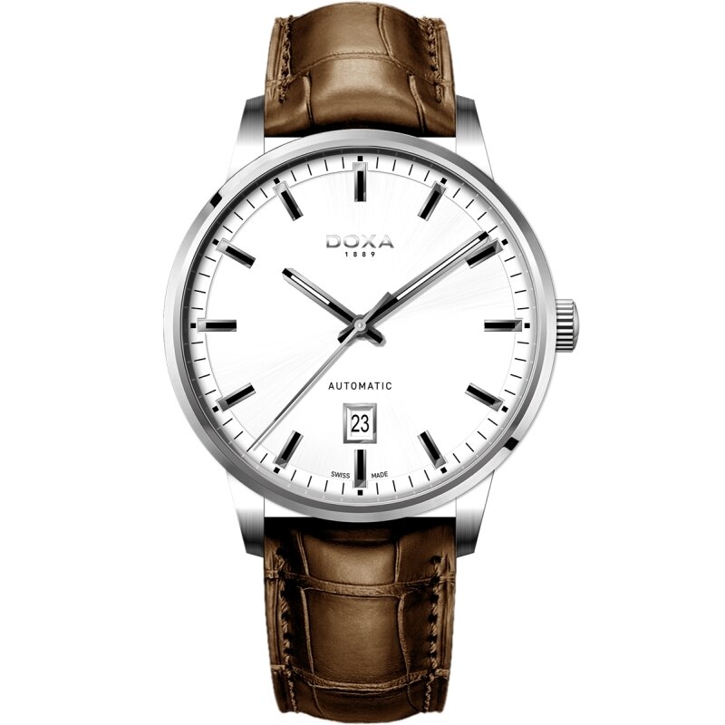 Ceas barbatesc Doxa 195.10.011.02 Automatic Argintiu - eMAG.ro