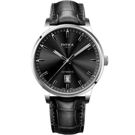 Ceas barbatesc Doxa 195.10.101.01 Automatic Argintiu - eMAG.ro