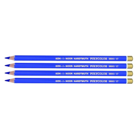 Set 4 x Creion Colorat, Polycolor, Albastru Cobalt - eMAG.ro