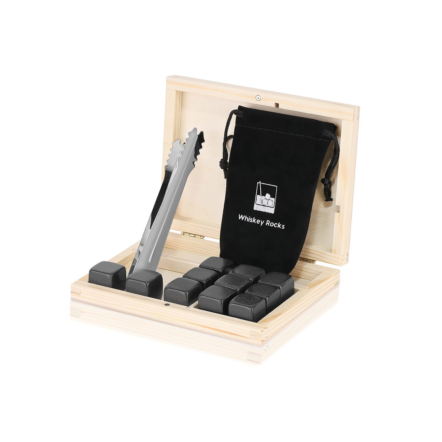 Set de 12 pietre de gheata pentru whisky, Whisky Rocks, premium, in ...