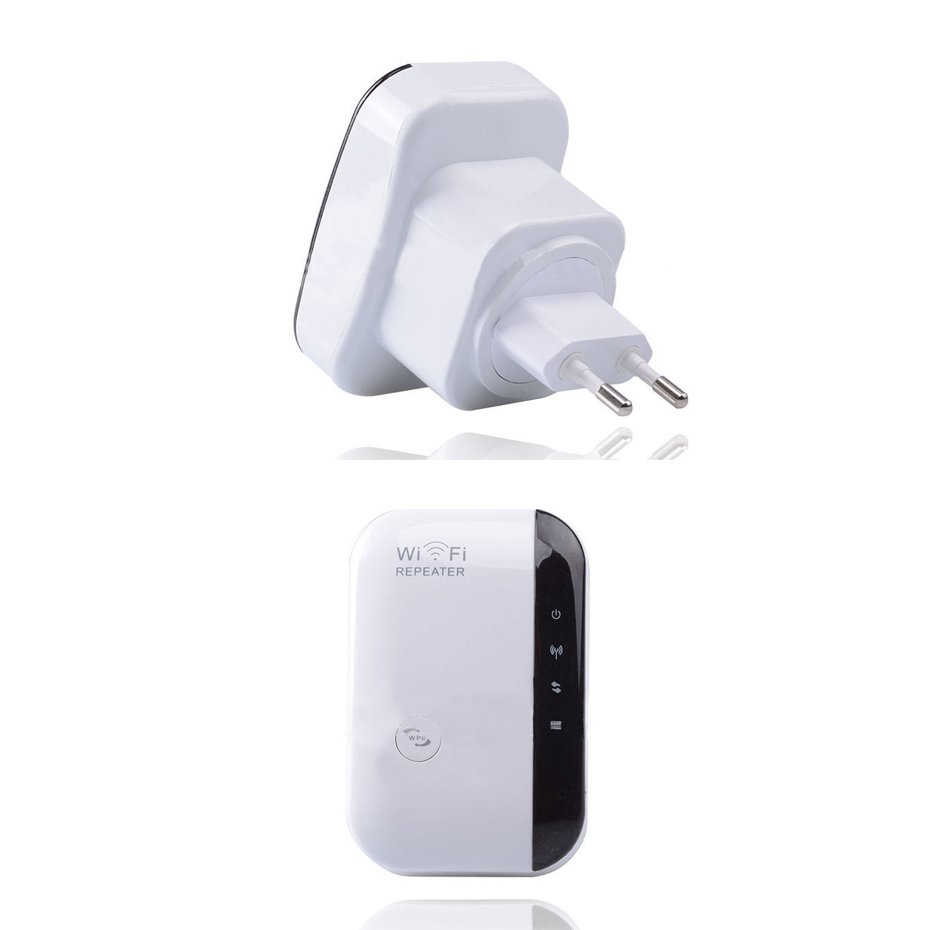 Router Wirelles-N, Amplificator Semnal WI-FI, WR03, 300 Mbps, alb-negru ...