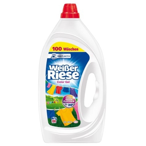 Detergent rufe colorate gel, Weisser Riese, 100 spalari, 4,5 L - eMAG.ro