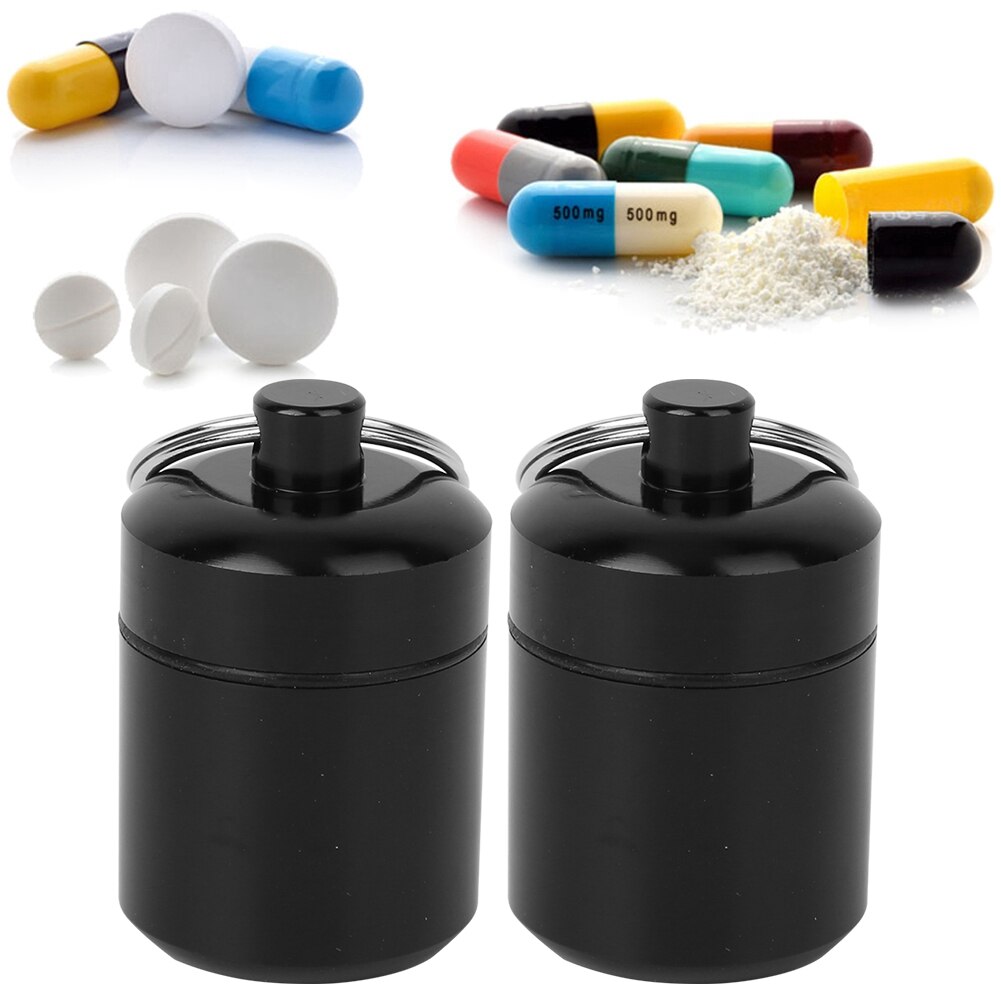 Set 2 cutii de medicamente pentru drumetii, KkvoGmle, Aliaj de aluminiu ...
