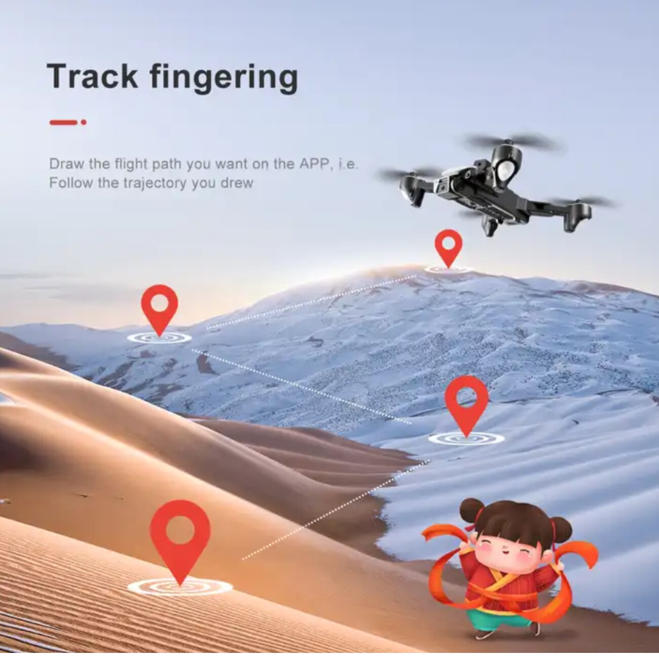 Drona RoHS™ S97 model Nou pliabila, WiFi, Retur automat, Control ...