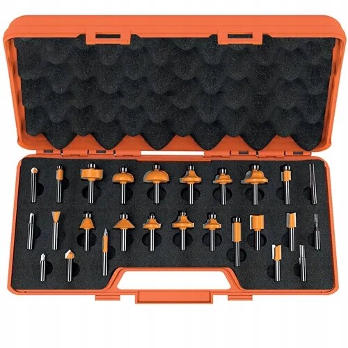 Set 26 freze drepte si profilate, CMT, S8 mm, Otel - eMAG.ro