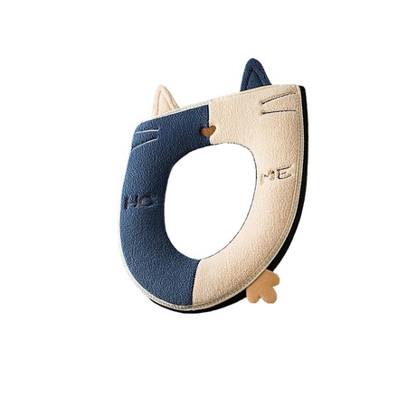 Husa pentru colac WC, calduroasa, cu fermoar rezistent, confortabil ...