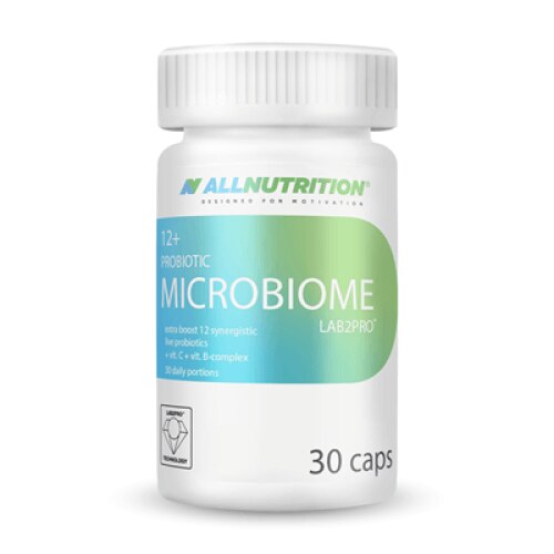ALLNUTRITION Probiotic Microbiome 12+ LAB2PRO 30 capsule - eMAG.ro