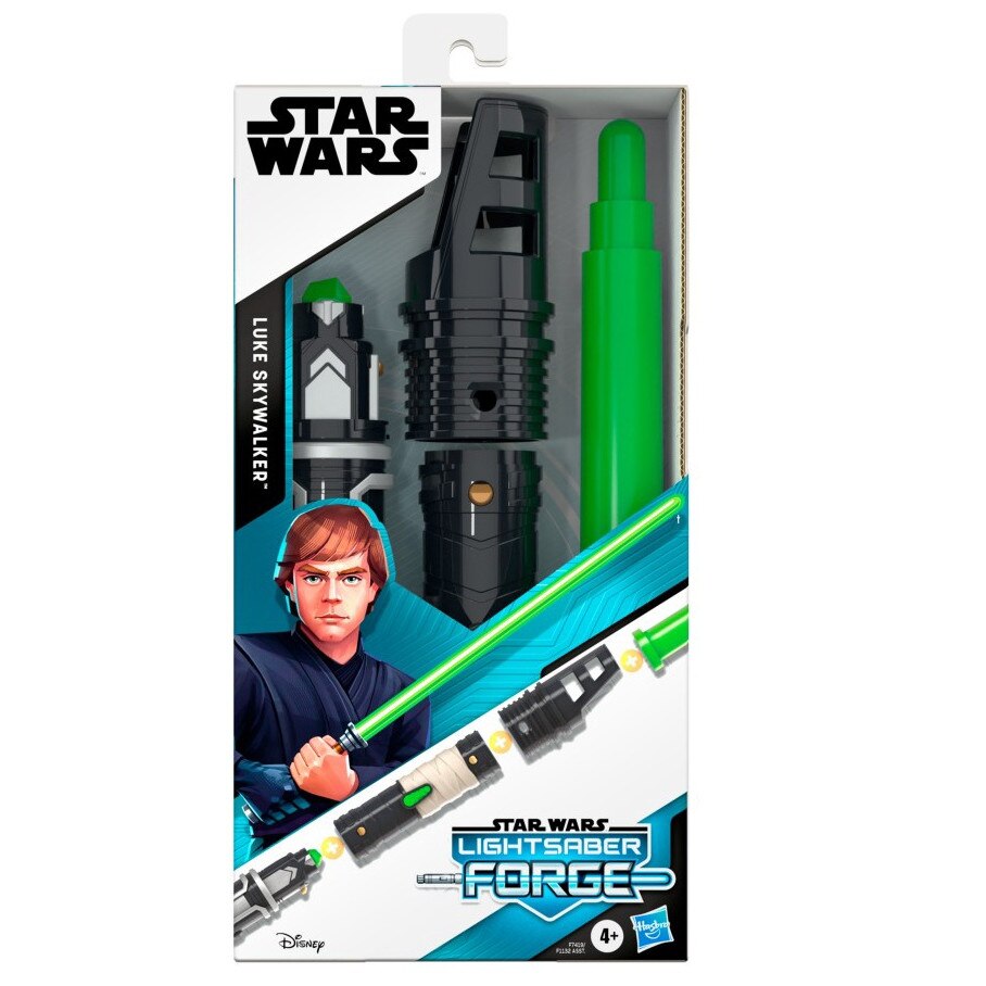 Lance Disney: Star Wars Lightsaber Forge, Hasbro, 8+, Negru/Verde - eMAG.ro