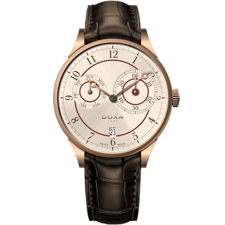 Ceas barbatesc Doxa 135.90.045.02 Quartz Rose gold - eMAG.ro