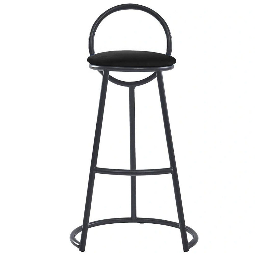 Set 2 scaune bar, Quasar & Co.®, tapitat, 50 x 40 x 93 cm, metal ...