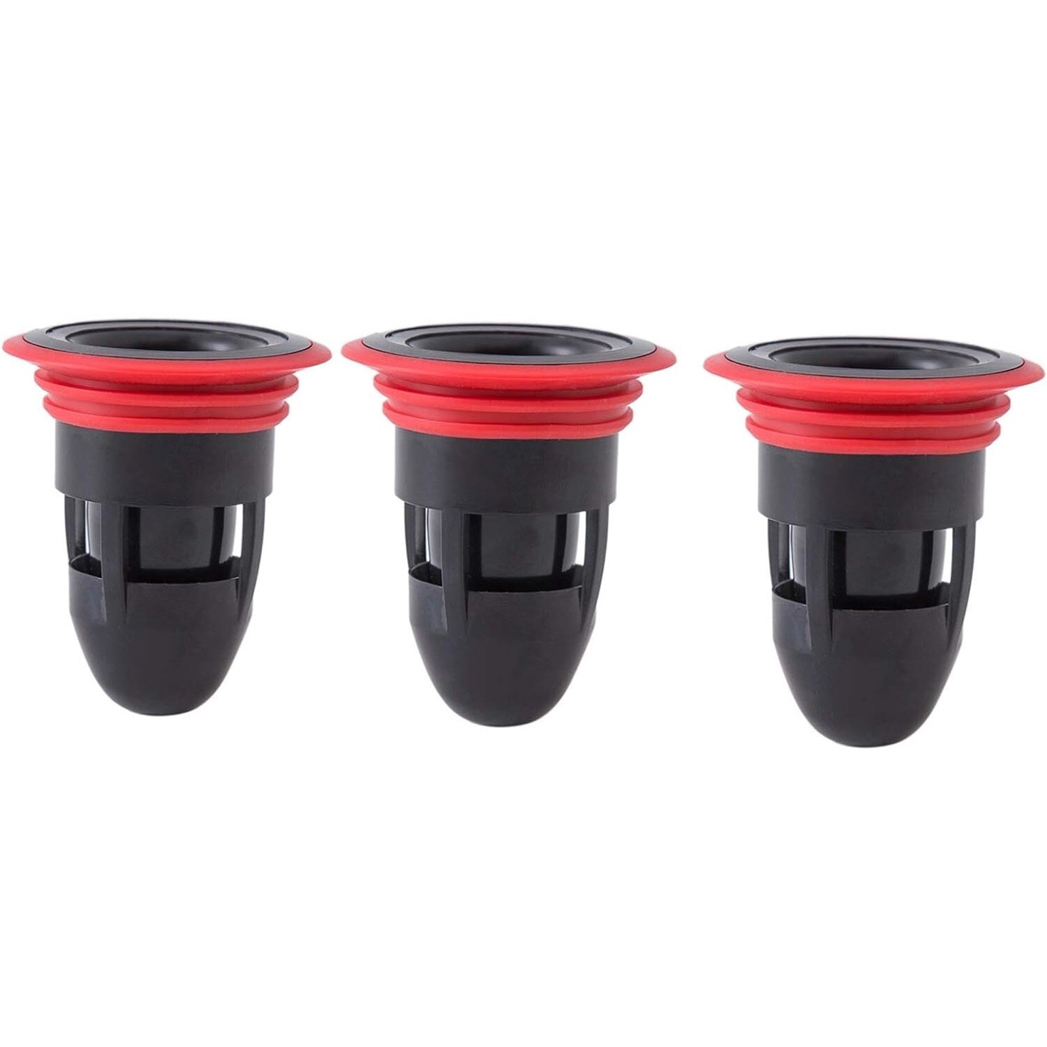 Set 3 sifoane scurgere de pardoseala, Sunmostar, Cauciuc, 6,5 x 5,5 cm ...