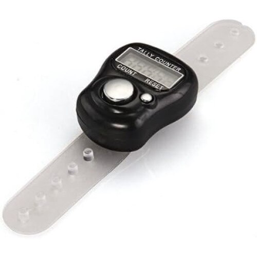 Contor electronic digital pentru degete Sunmostar, 5 buc, Negru - eMAG.ro