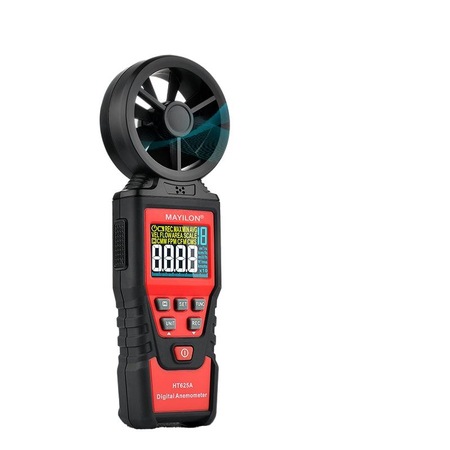 Anemometru portabil Mayilon, Negru/Rosu - eMAG.ro