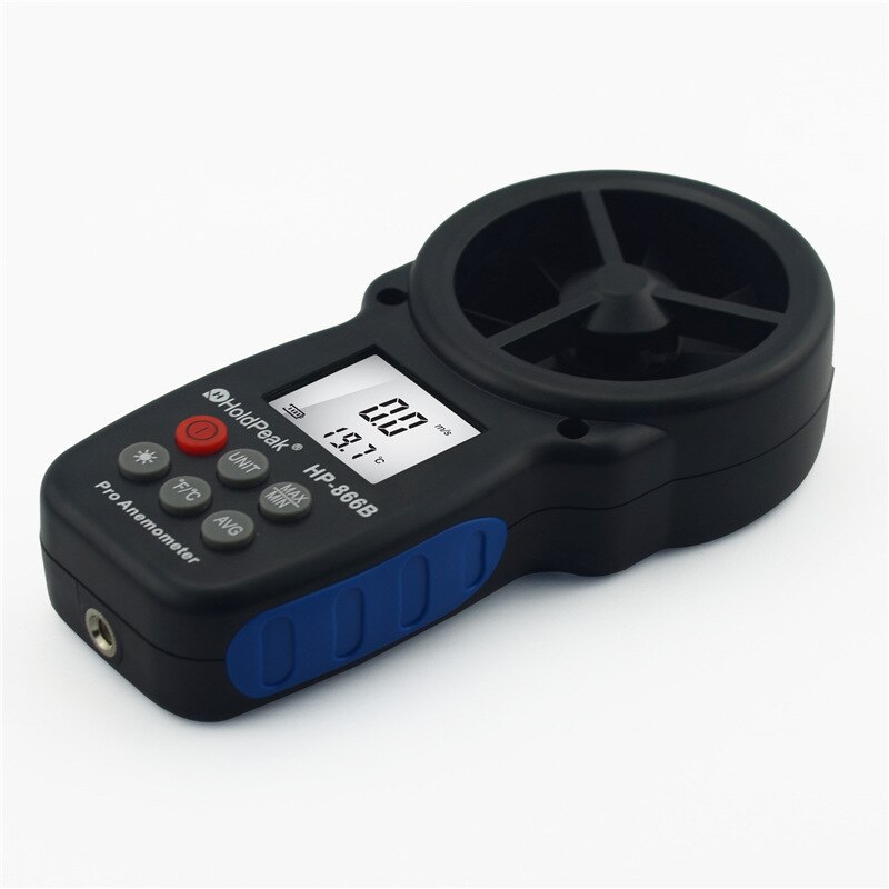 Anemometru digital portabil HoldPeak, Negru - eMAG.ro