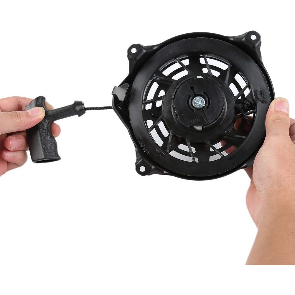 Demaror pentru masina de tuns iarba, Sunmostar, Metal, Rotativ, Negru ...