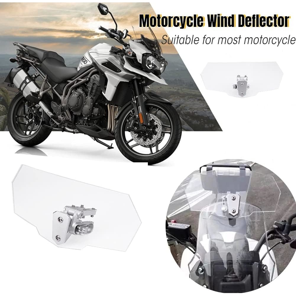 Parbriz moto, Sunmostar, ABS, Universal, Transparent - eMAG.ro