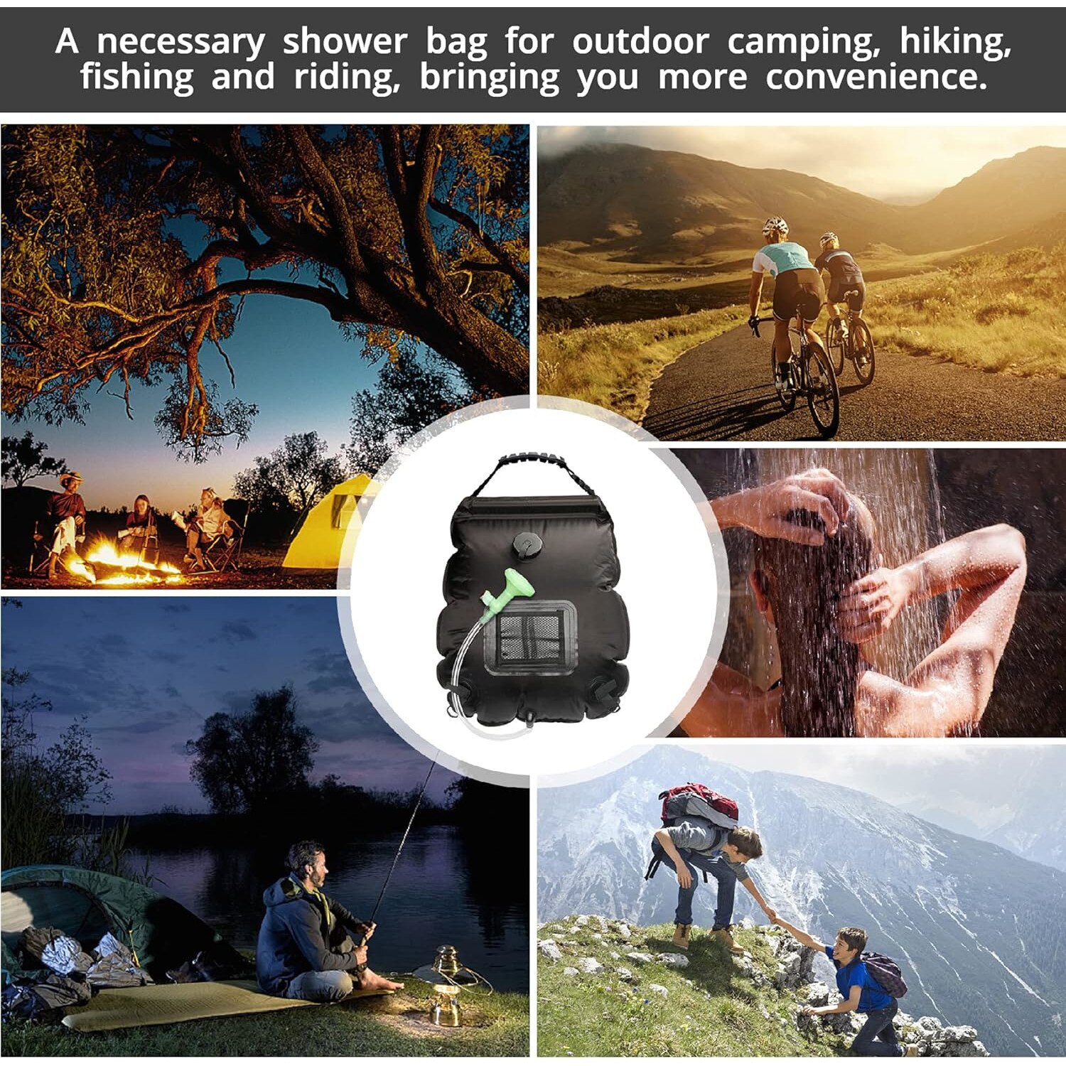 Dus camping, Sunmostar, PVC, 20L, Negru - eMAG.ro