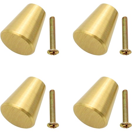 Set 4 butoni de mobilier, Sunmostar, Alama, Auriu - eMAG.ro