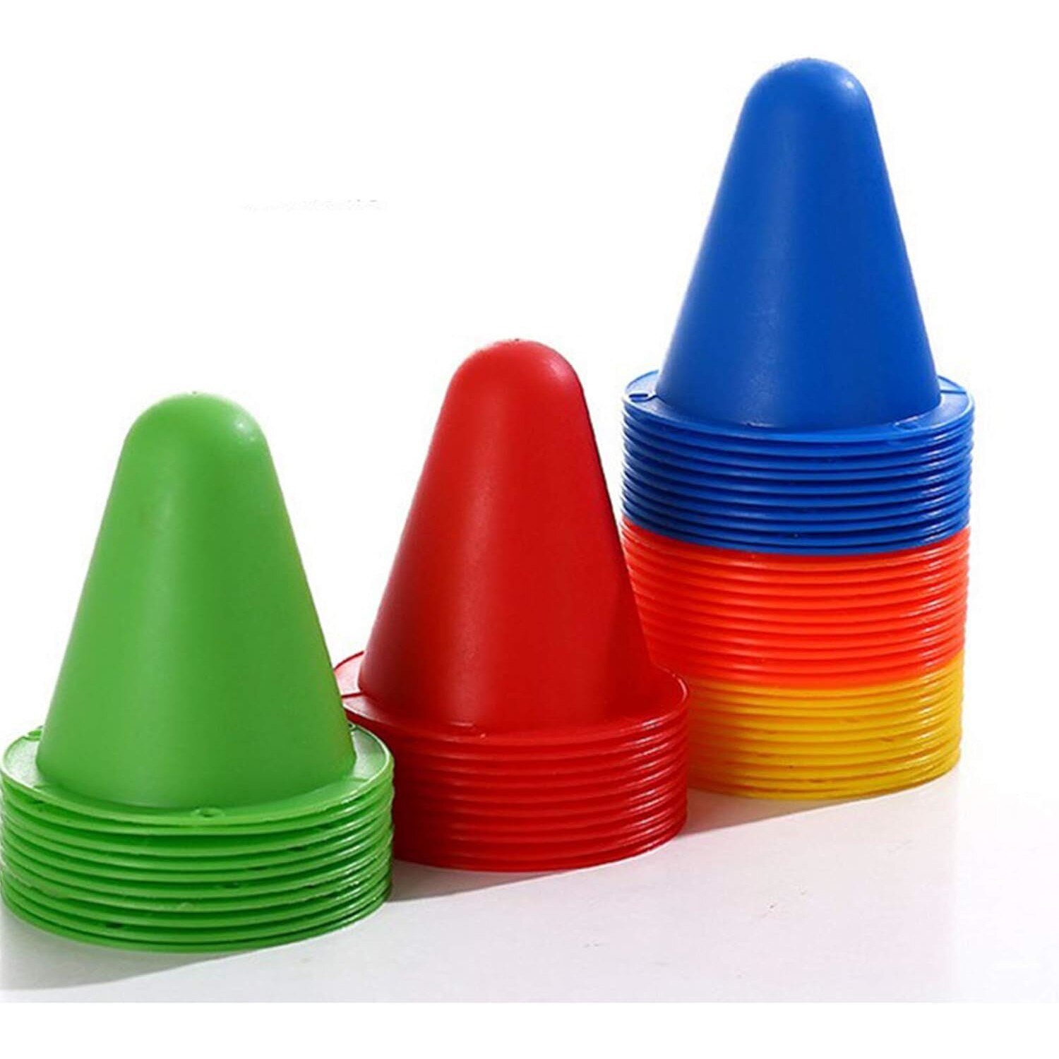Set de 50 jaloane de antrenament, Sunmostar, Multicolor - eMAG.ro