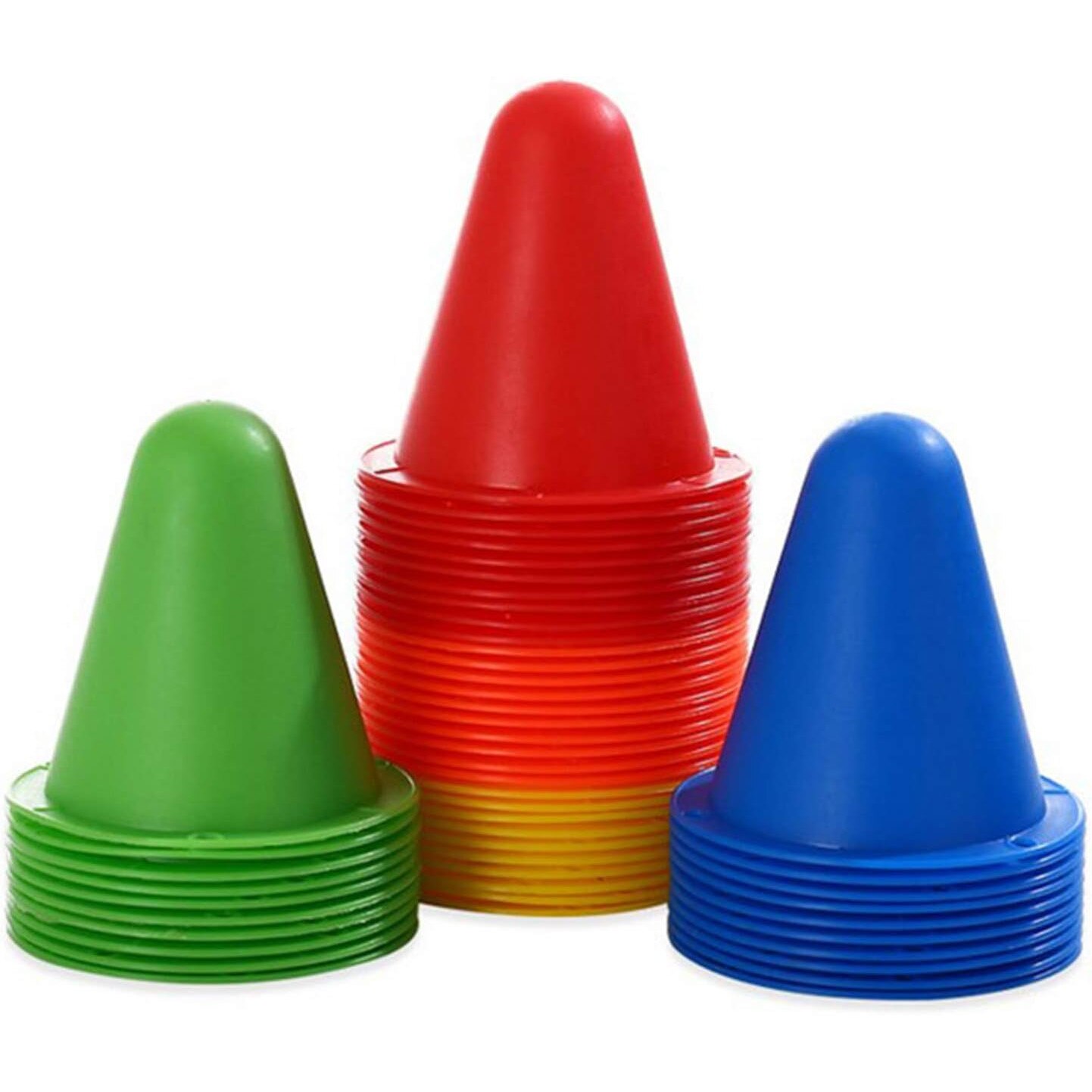 Set de 50 jaloane de antrenament, Sunmostar, Multicolor - eMAG.ro