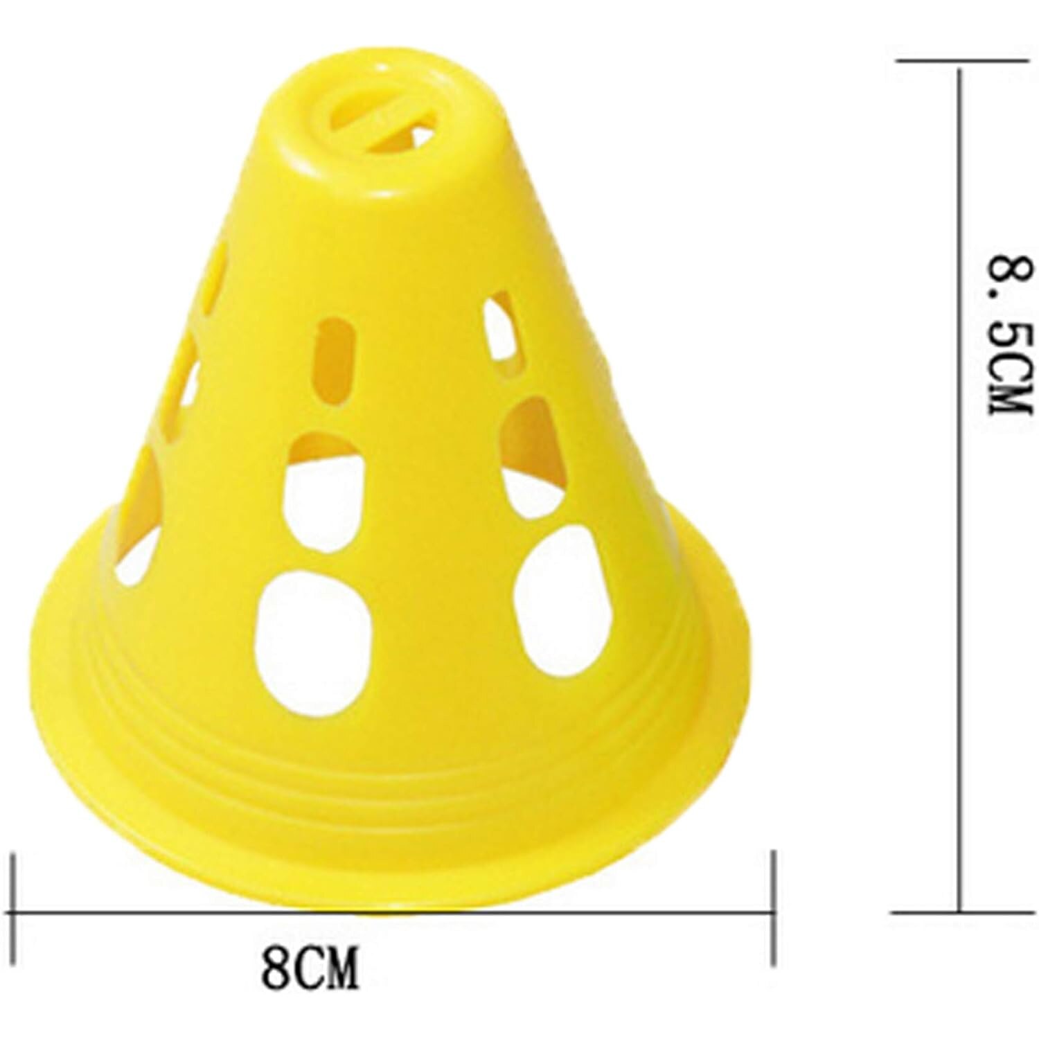 Set 50 jaloane/conuri de antrenament, Sunmostar, 8 x 8.5 cm, Multicolor ...
