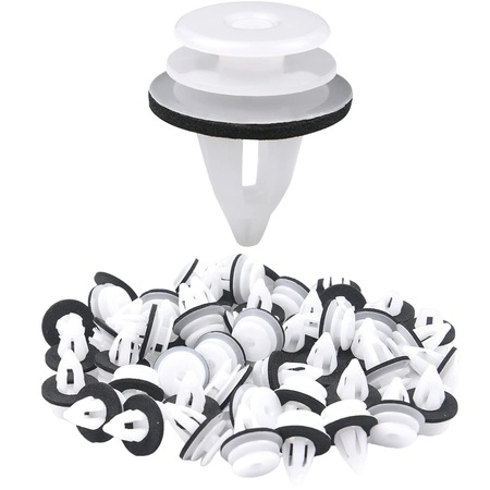 Cleme de fixare pentru masina, Sunmostar, Plastic, 50 buc - eMAG.ro