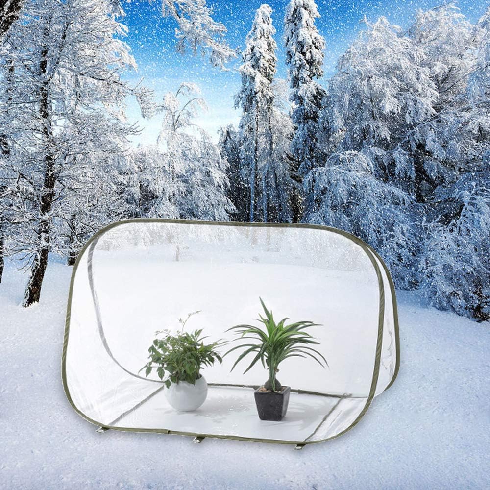 Mini sera de gradina, Sunmostar, Plastic/PVC transparent, 52x62x90 cm ...