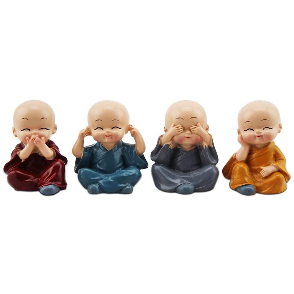 Set 4 figurine Calugar, Sunmostar, Rasina - eMAG.ro