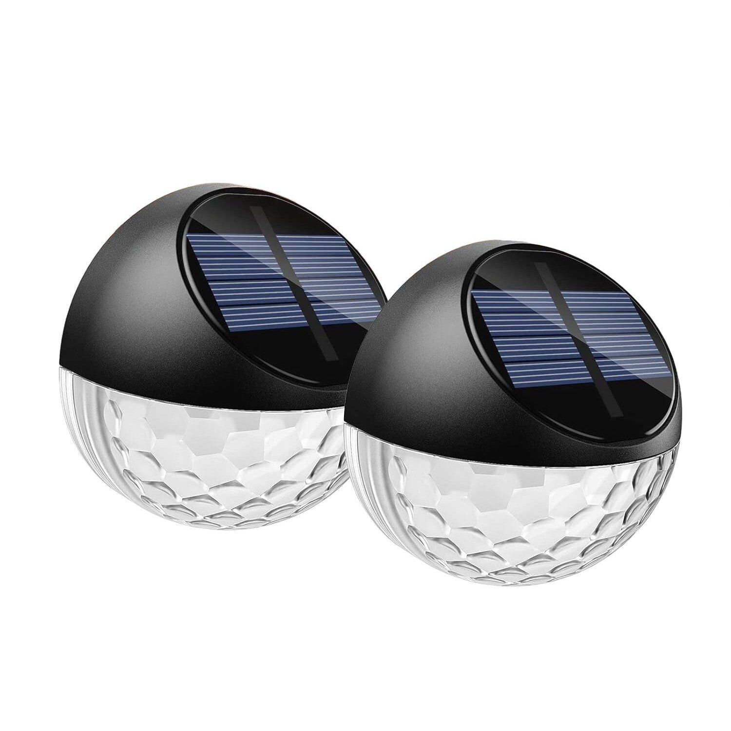 Set 2 lampi solare cu LED, Sunmostar, ABS, IP65, Lumina alba calda ...