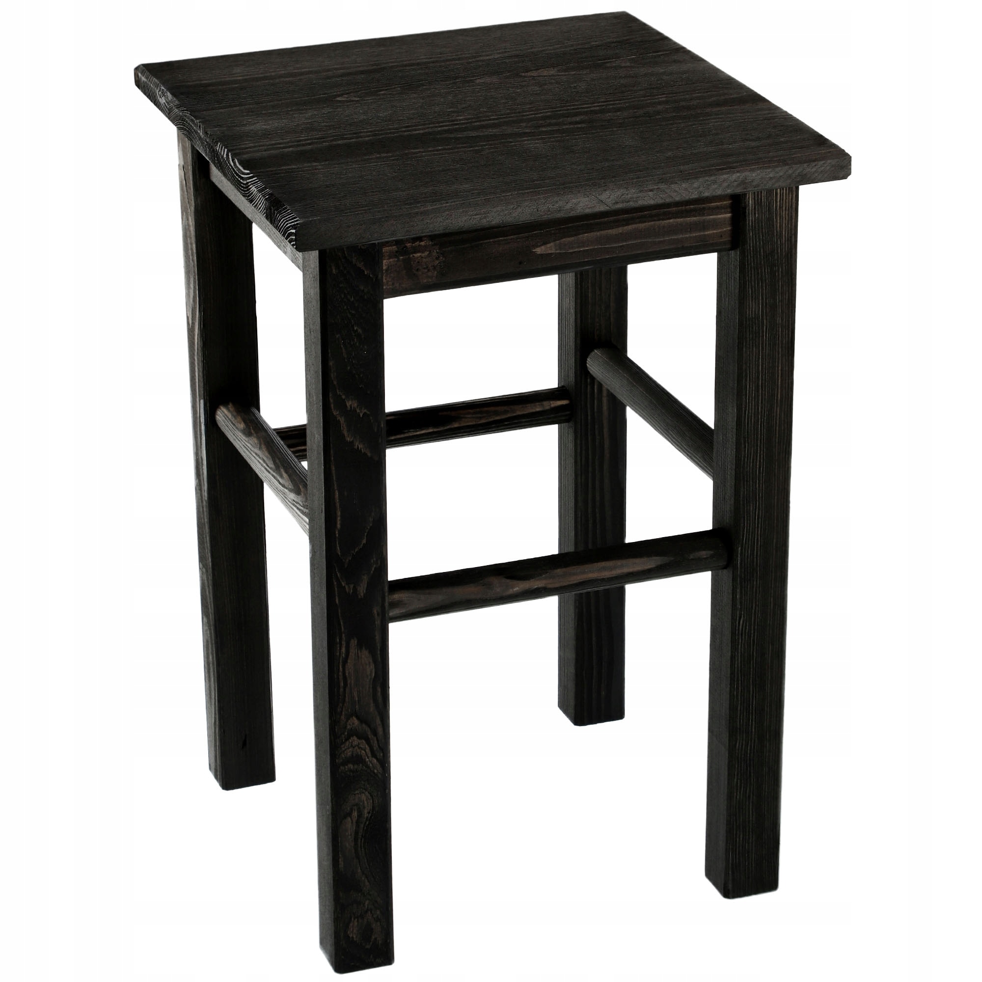 Taburet pentru bucatarie, Kadax, Lemn, Negru - eMAG.ro