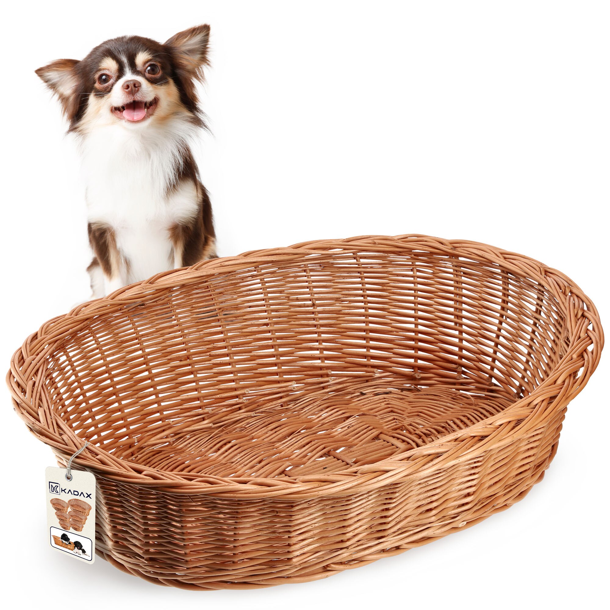 Patut pentru caini, Kadax, Rachita, 50cm, Maro, XS - eMAG.ro