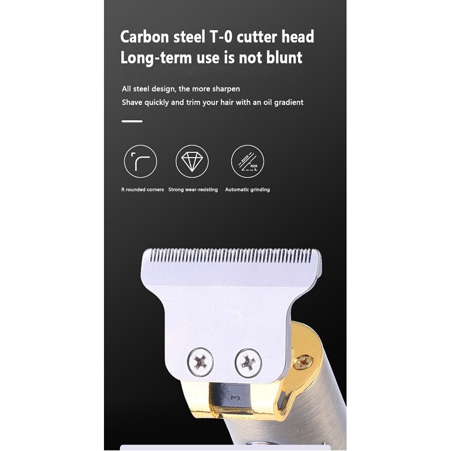 Masina profesionala de tuns barba si contur Kemei, Baterie 600 mAh ...