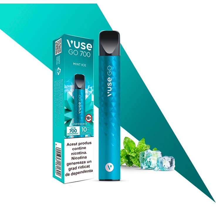 Tigara electronica de unica folosinta, Vuse GO 700 - Peppermint Ice ...