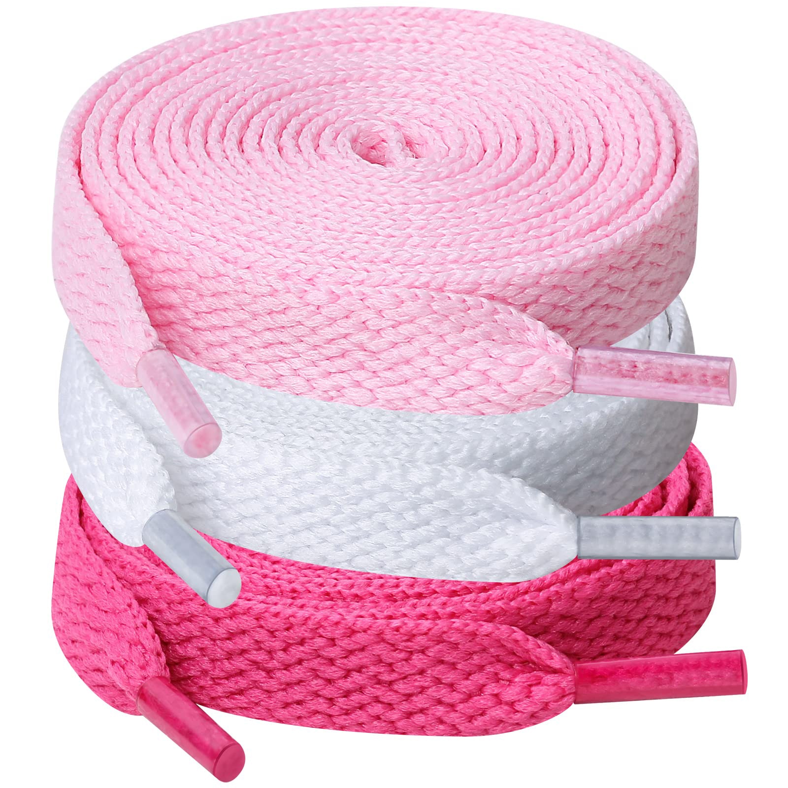 Set 3 sireturi plate, NUODWELL, 120 cm, dimensiune universala, material ...