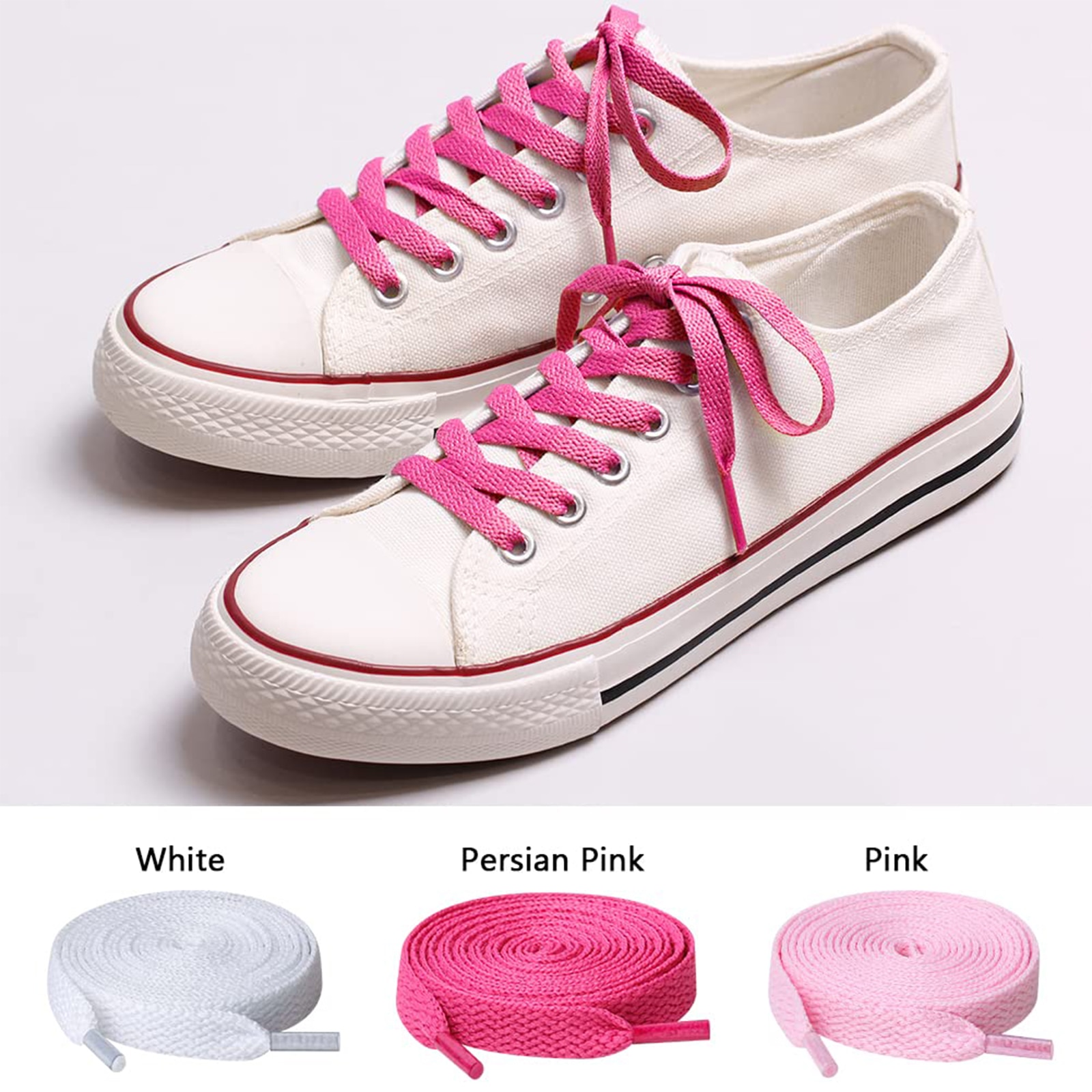 Set 3 sireturi plate, NUODWELL, 120 cm, dimensiune universala, material ...