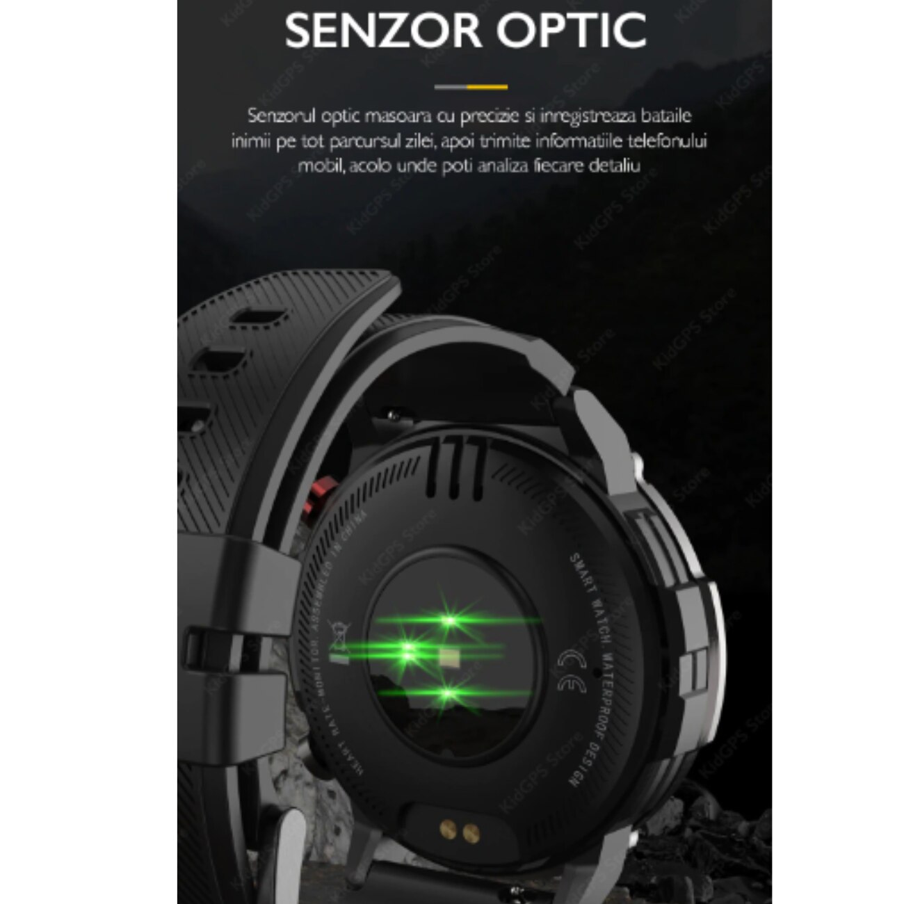 Ceas smartwatch barbati RoHS® C21 PRO, 1.32 inch, apel bluetooth HD ...